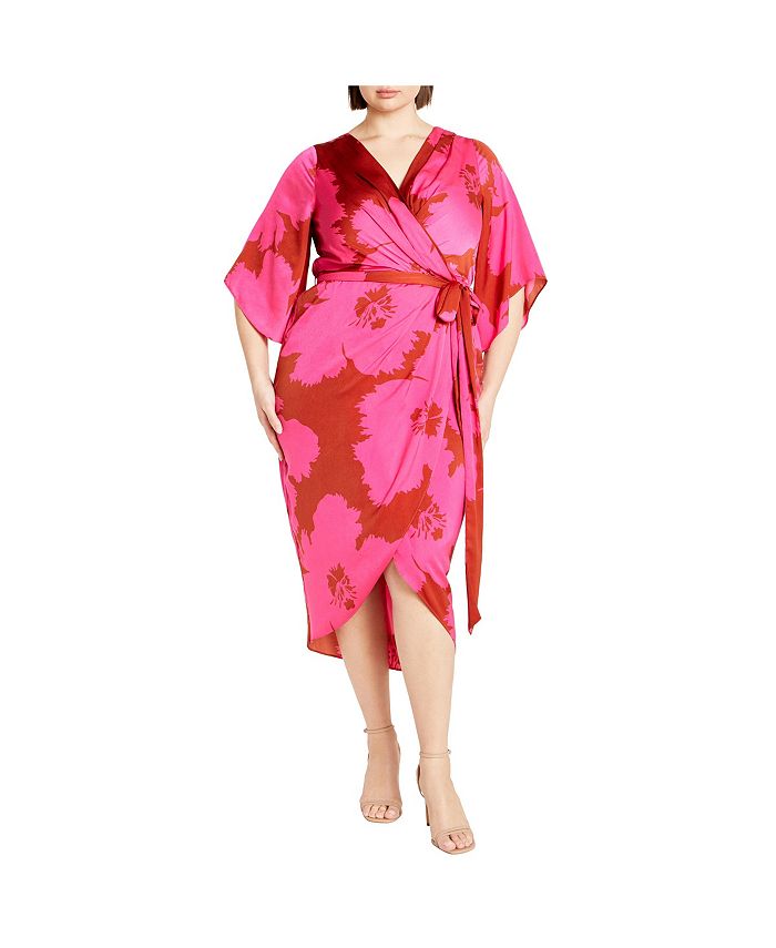 CITY CHIC Plus Size Kimberly Print Maxi Dress - Macy's
