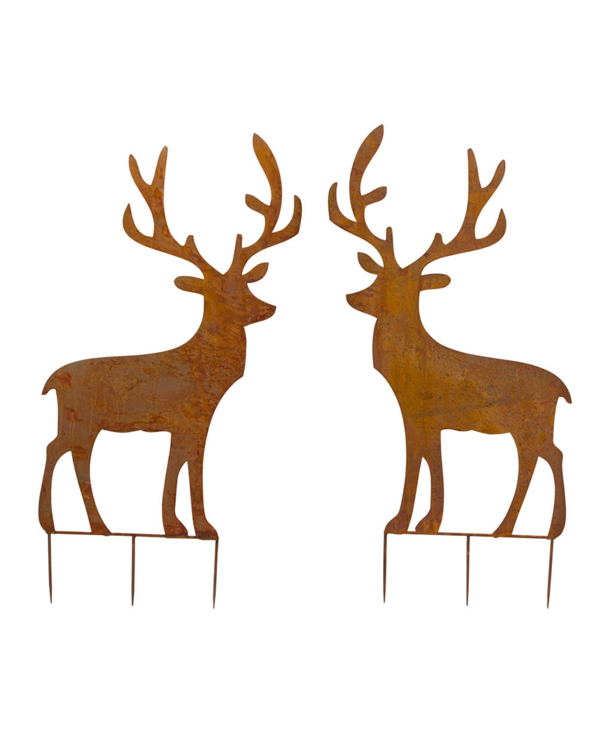 Click here for Slickblue Rustic Deer Cut-Out Stake - Charming Gar... prices