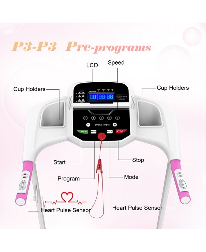 Simplie Fun Compact Electric Treadmill for Small Spaces - Macy's