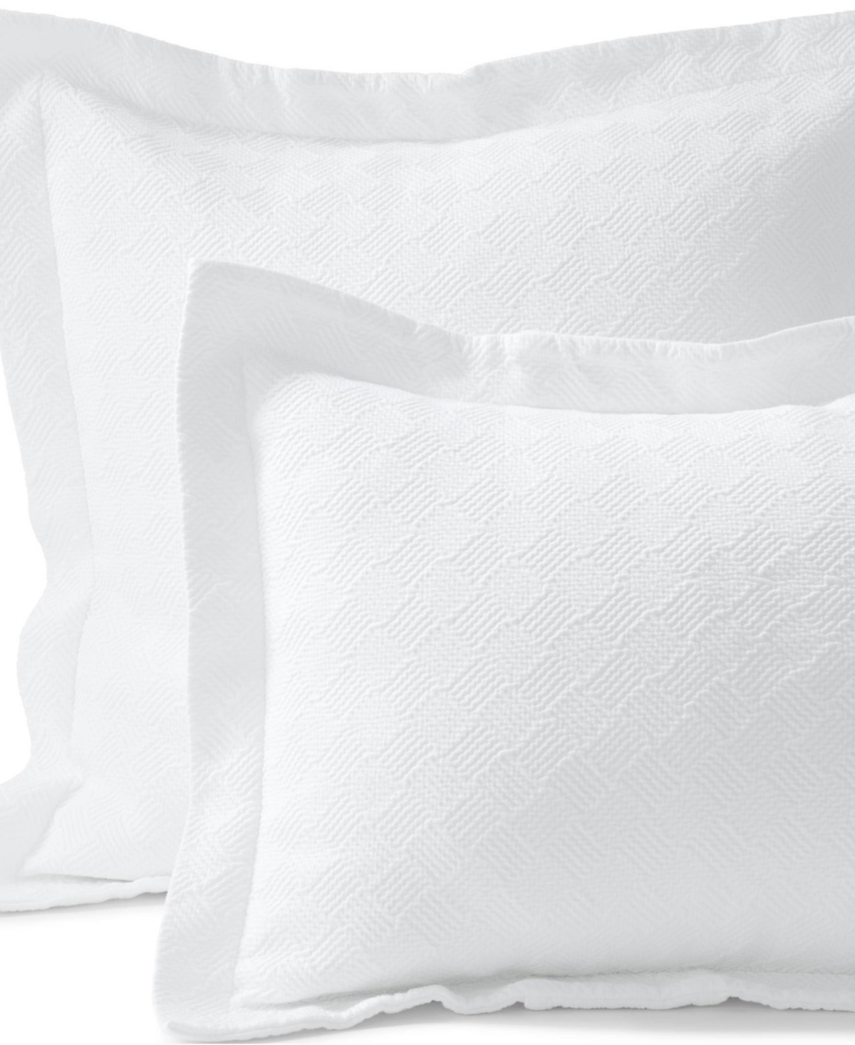 Click here for Lands End Basketweave Cotton Matelasse Pillow Sham... prices