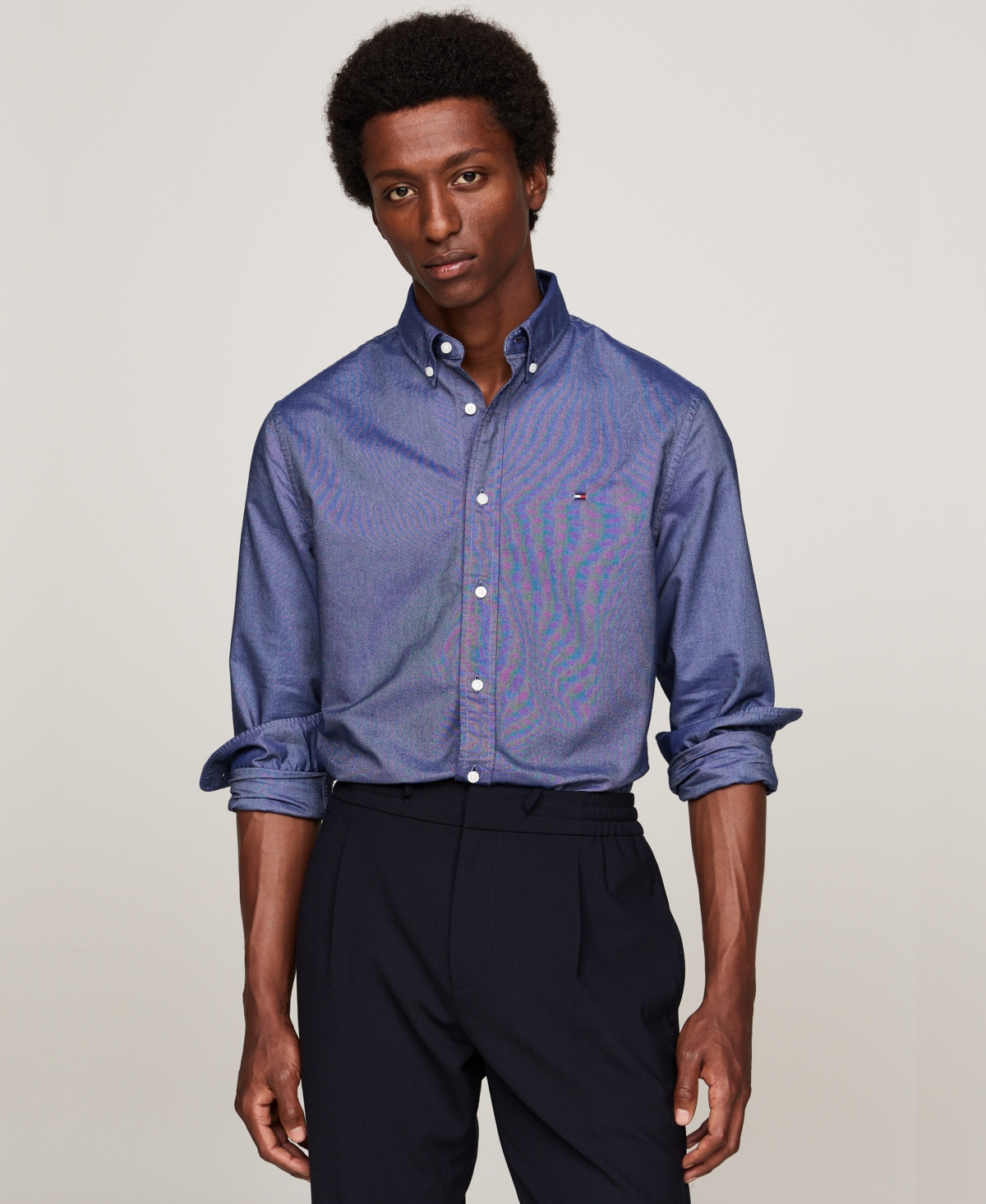 Click here for Tommy Hilfiger Mens Regular-Fit Heritage Oxford Sh... prices