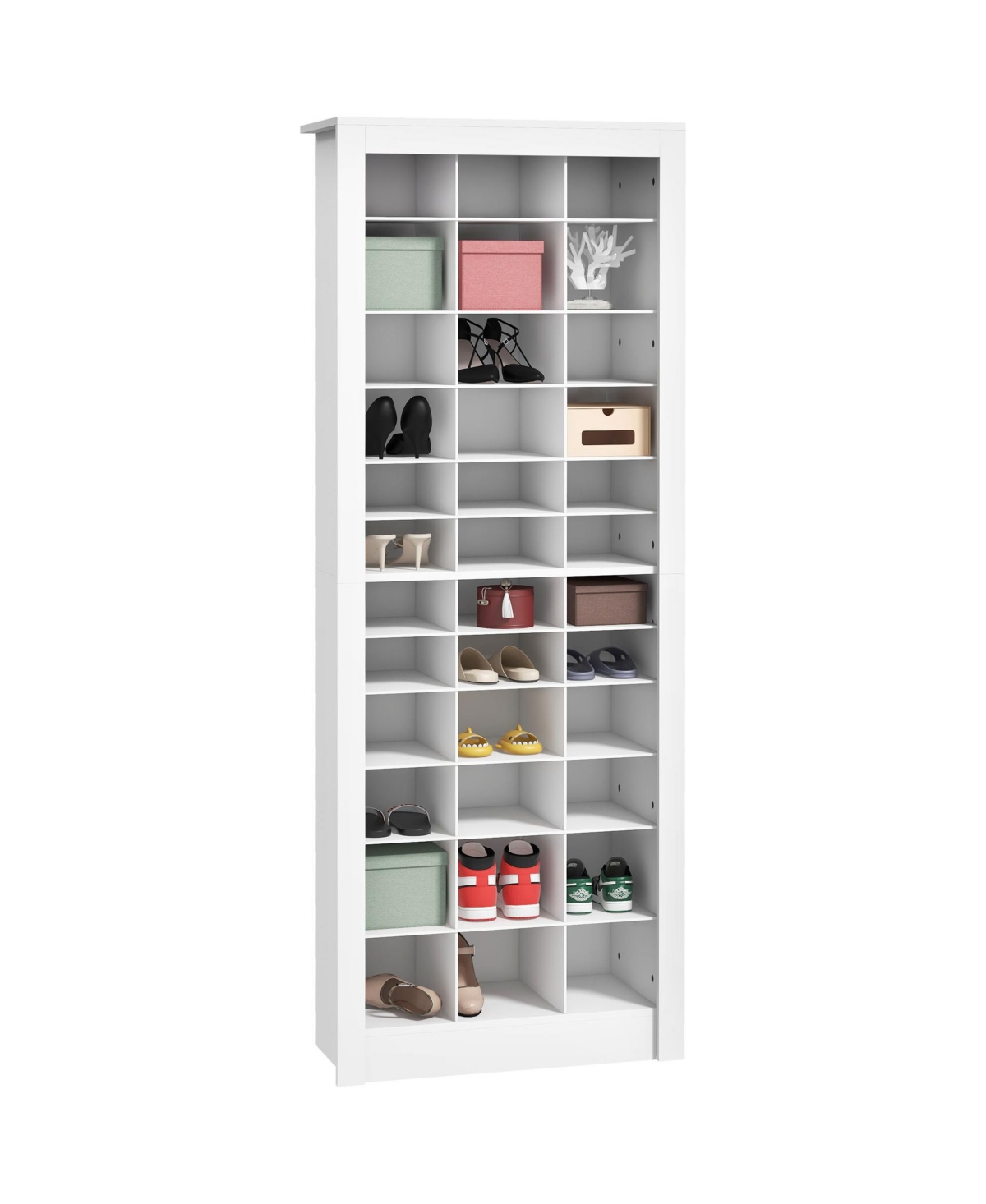 Click here for Homcom Shoe Cabinet with 3 Height Types for 36 Pai... prices