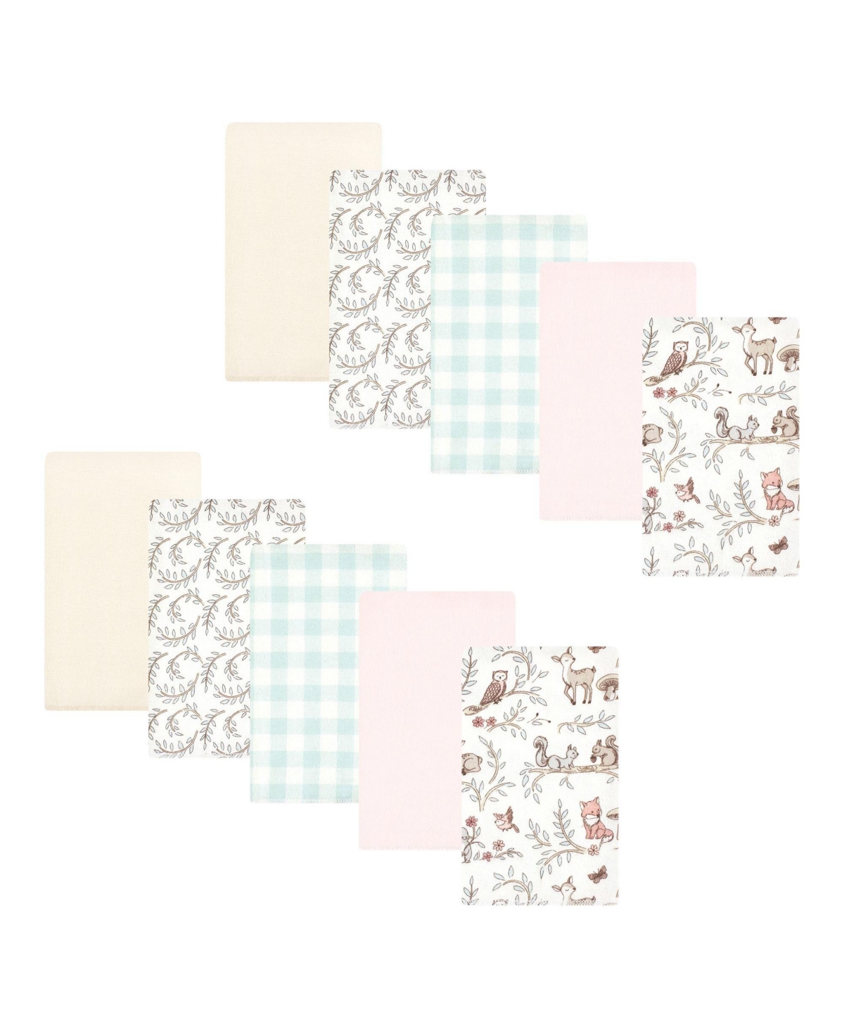 Click here for Hudson Baby Girls 10-Piece Flannel Cotton-Poly Bur... prices