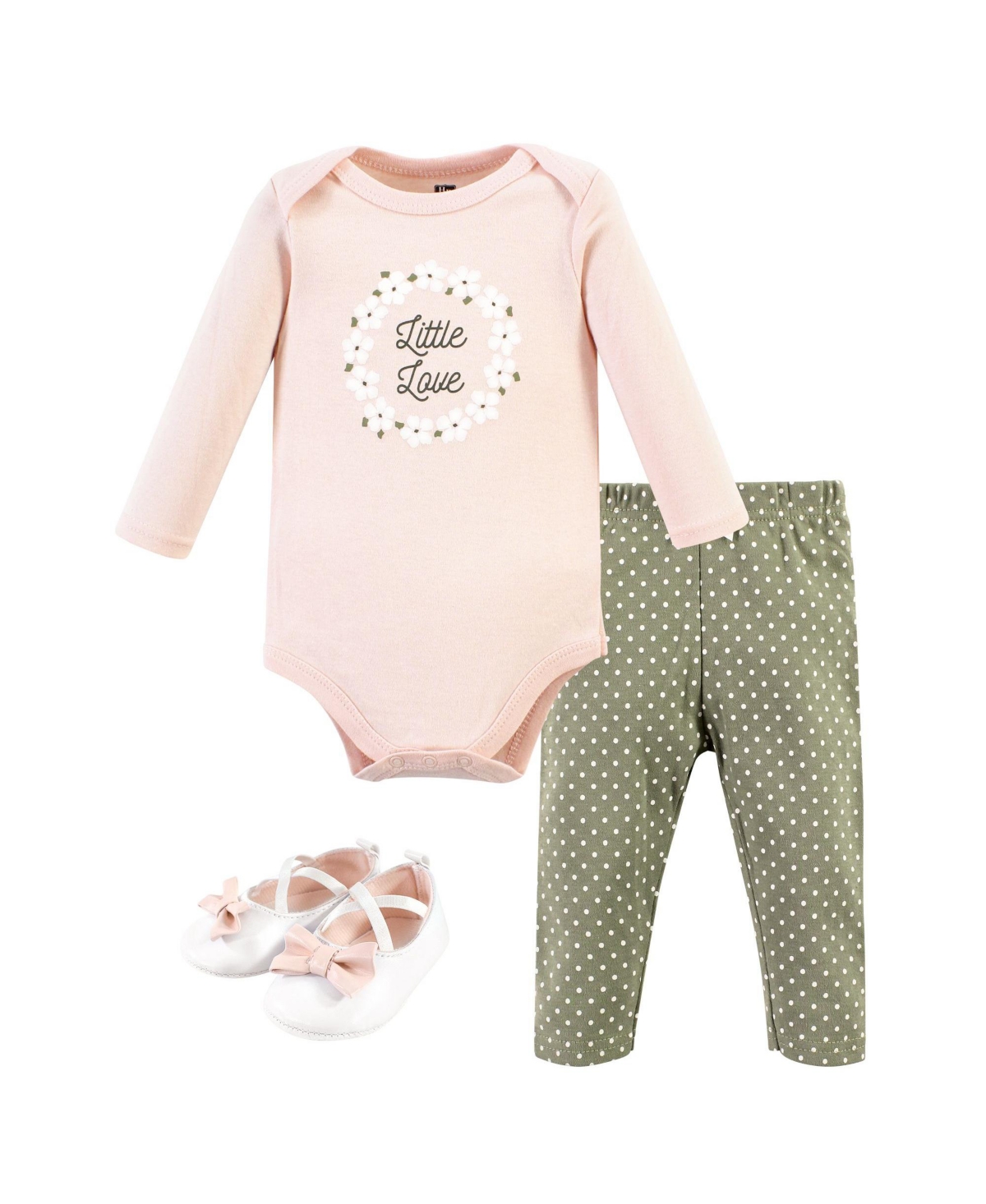 Click here for Hudson Baby Baby Girls Hudson Long Sleeve Bodysuit... prices