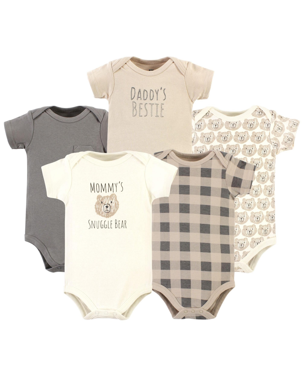 Click here for Hudson Baby Baby Unisex Five-Piece Set of Cotton I... prices