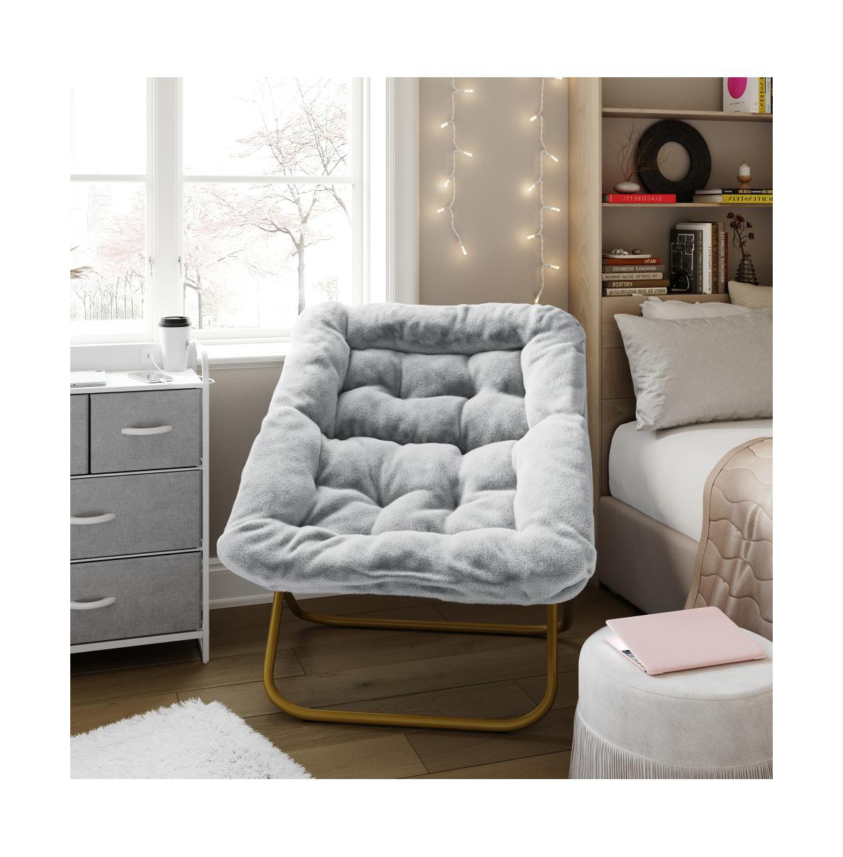 Click here for Emma+Oliver Aisling Oversized Folding Saucer Chair... prices
