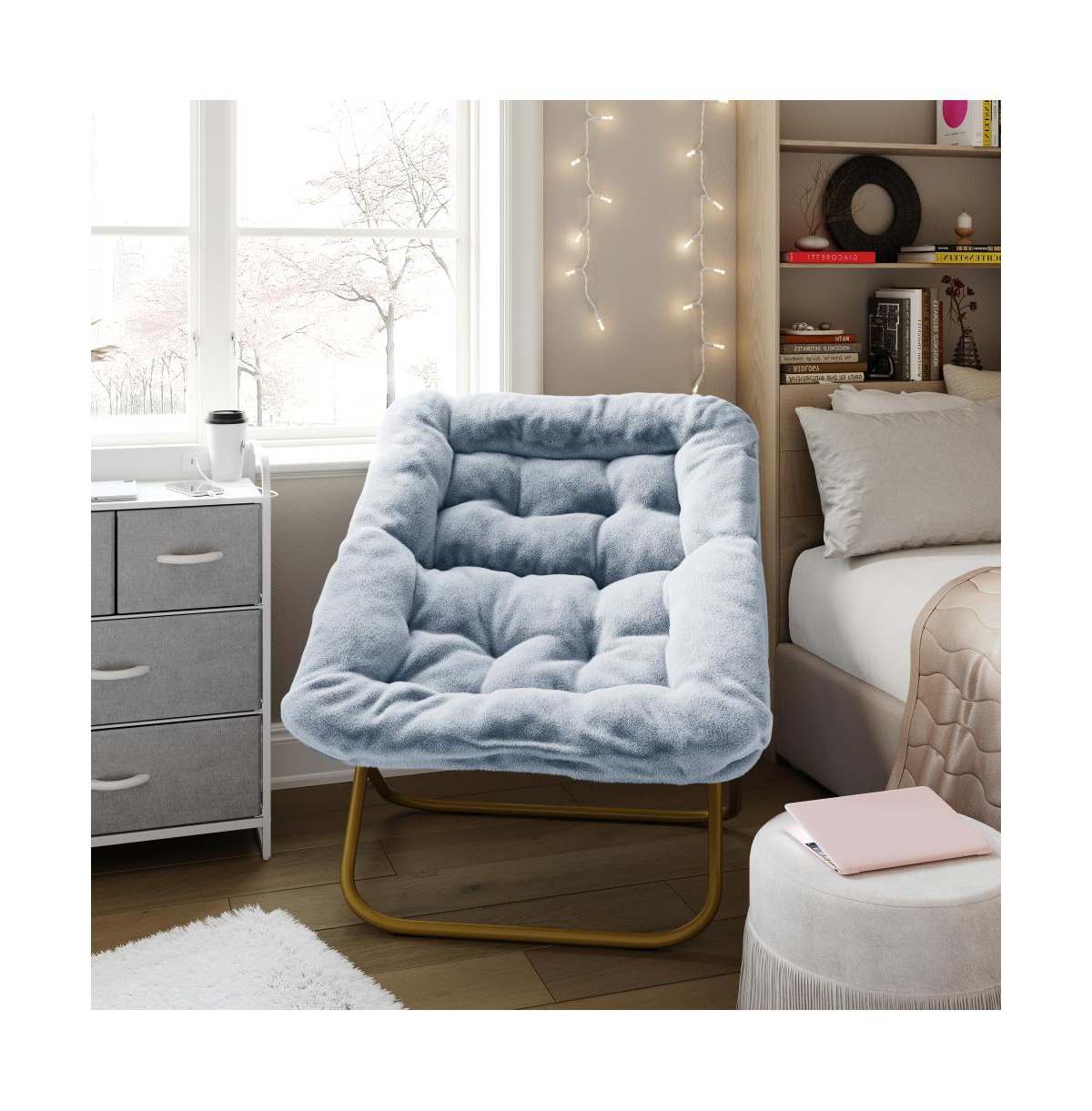 Click here for Emma+Oliver Aisling Oversized Folding Saucer Chair... prices