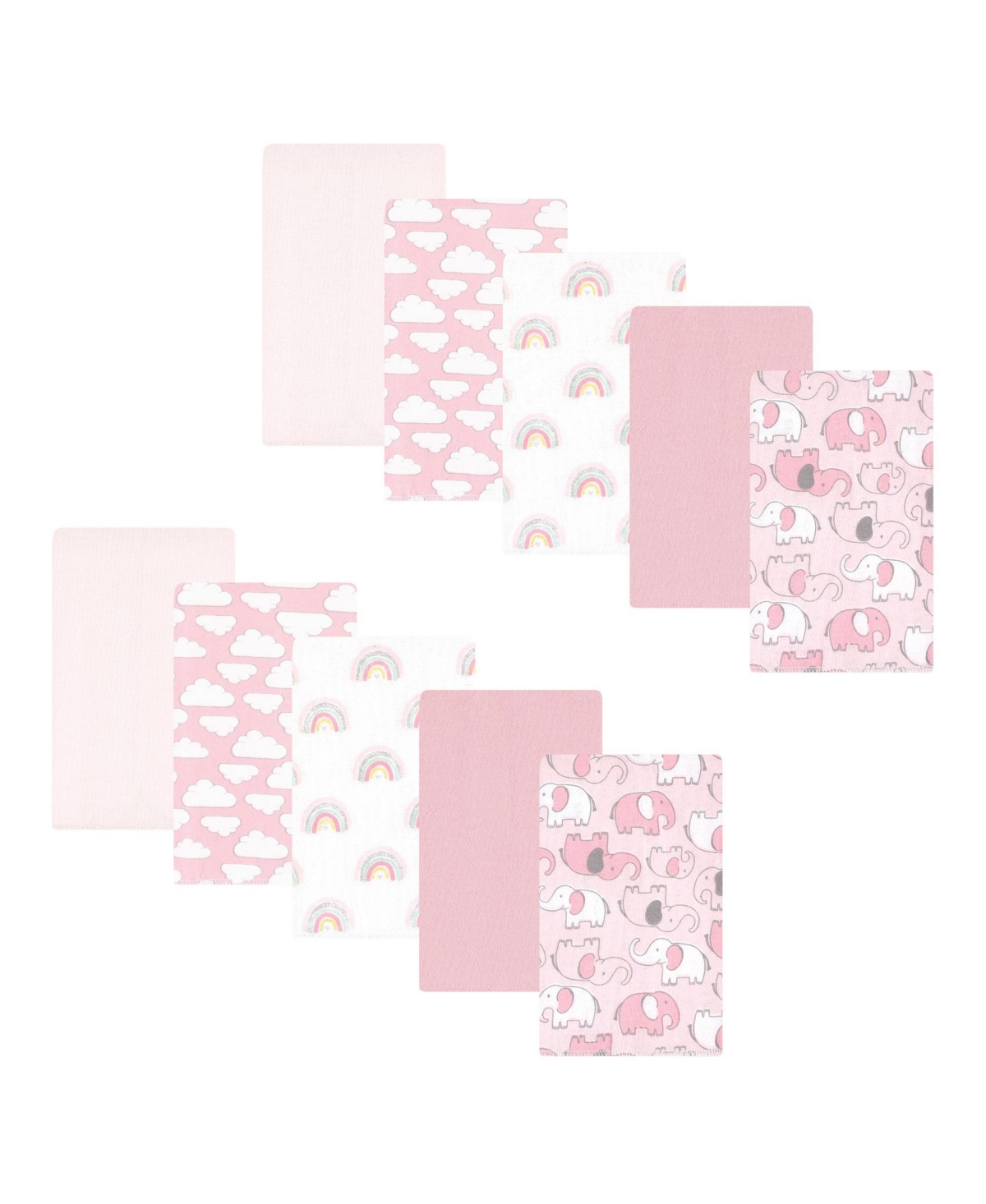 Click here for Hudson Baby Girls 10-Piece Flannel Cotton-Poly Bur... prices