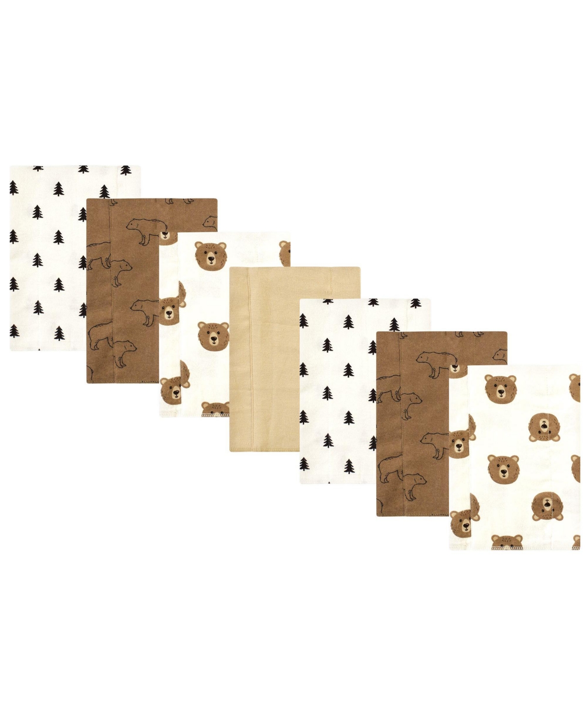 Click here for Hudson Baby Unisex 7-Count Cotton-Poly Flannel Bur... prices