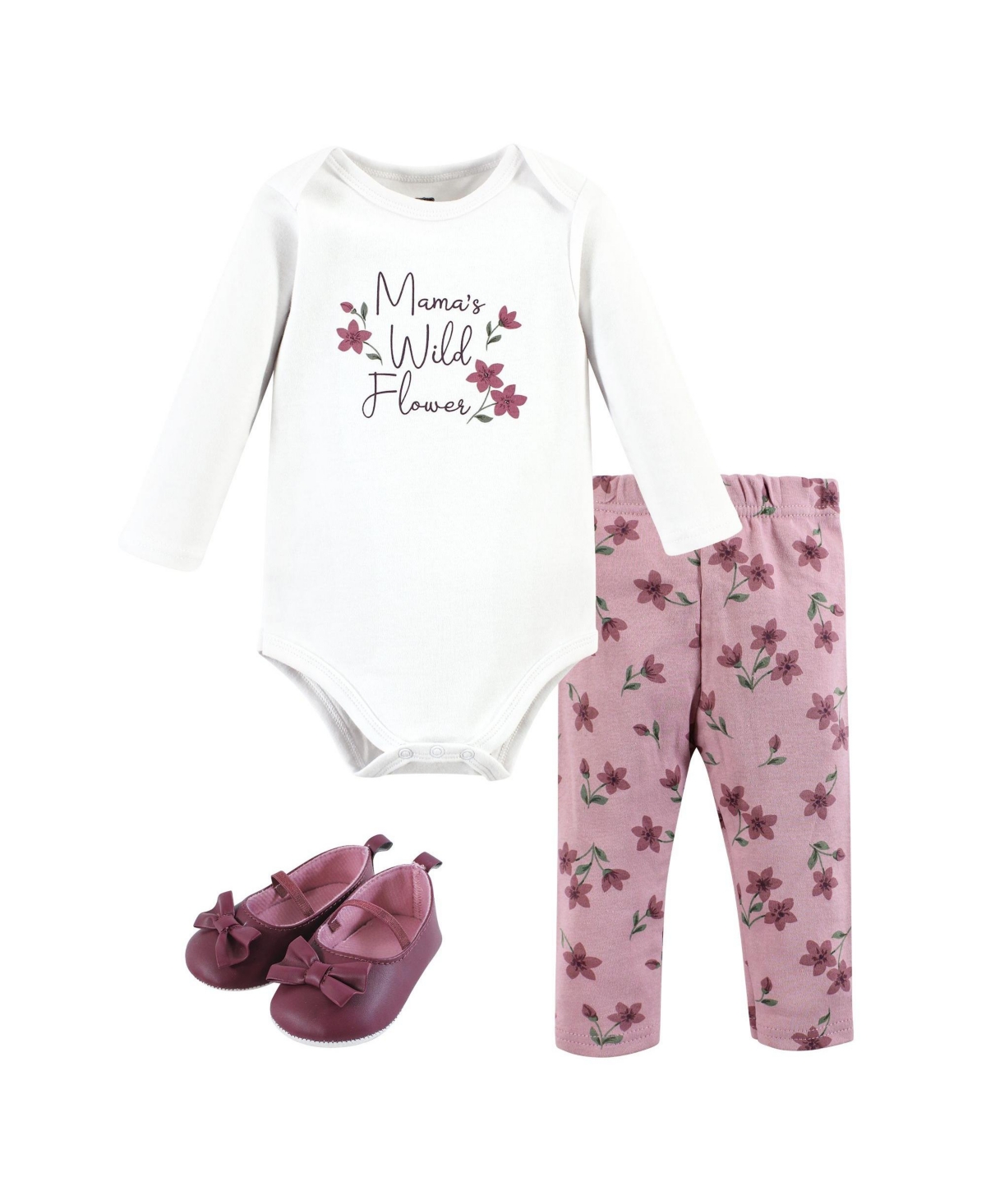 Click here for Hudson Baby Baby Girls Hudson Long Sleeve Bodysuit... prices