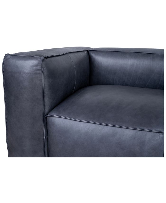RUTHERFORD HOME Amalfy 97" Leather Sofa - Macy's