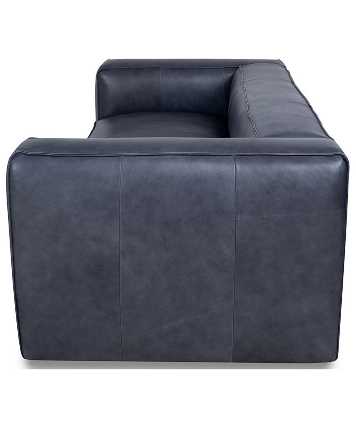 RUTHERFORD HOME Amalfy 97" Leather Sofa - Macy's