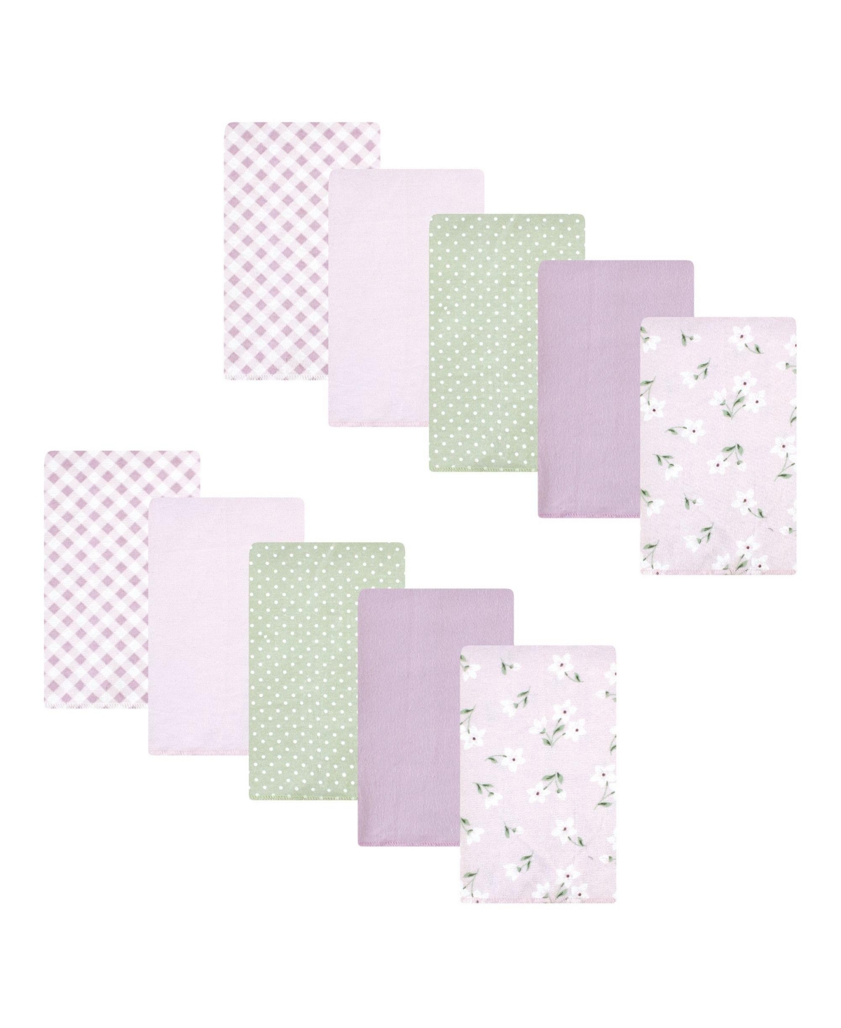 Click here for Hudson Baby Girls 10-Piece Flannel Cotton-Poly Bur... prices