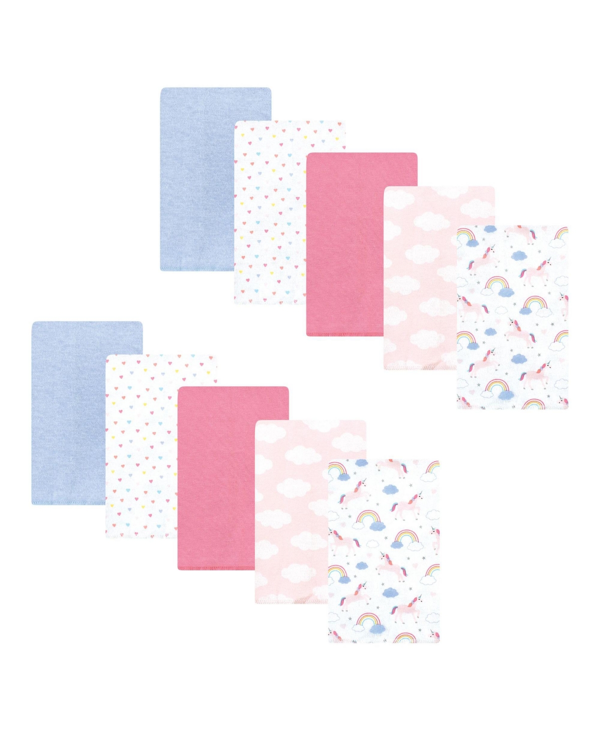 Click here for Hudson Baby Girls 10-Piece Flannel Cotton-Poly Bur... prices
