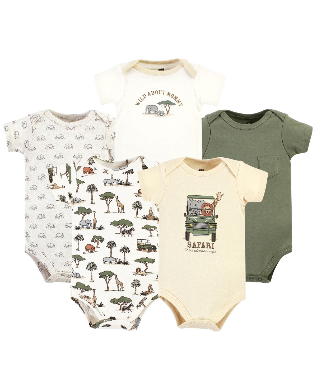 Click here for Hudson Baby Baby Unisex Five-Piece Set of Cotton I... prices