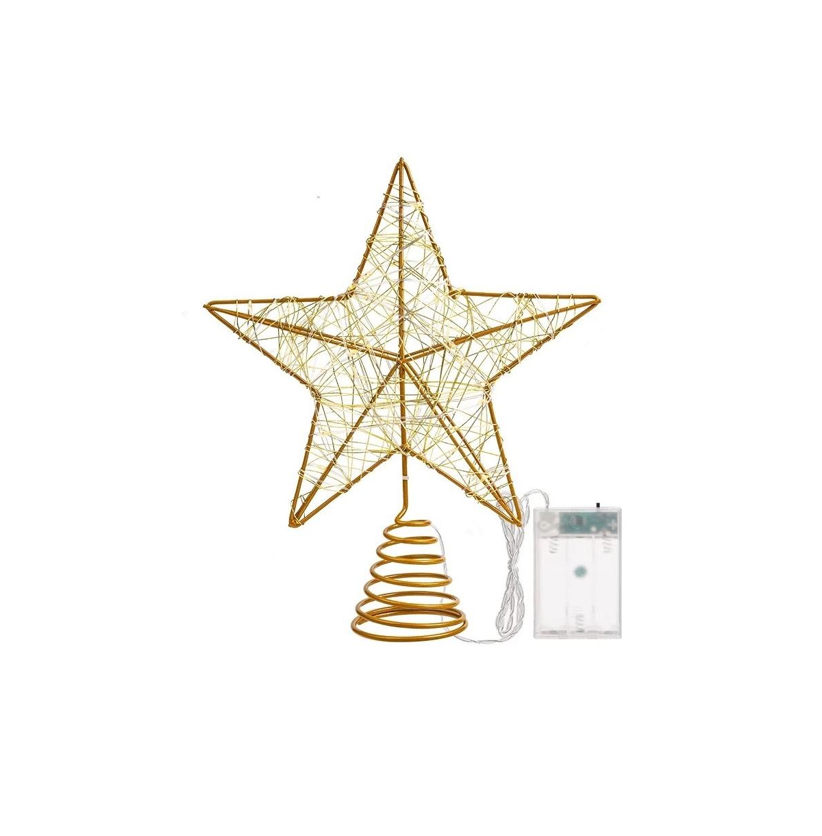 Click here for Cowin Christmas Star Tree Topper Led Lighted Hollo... prices