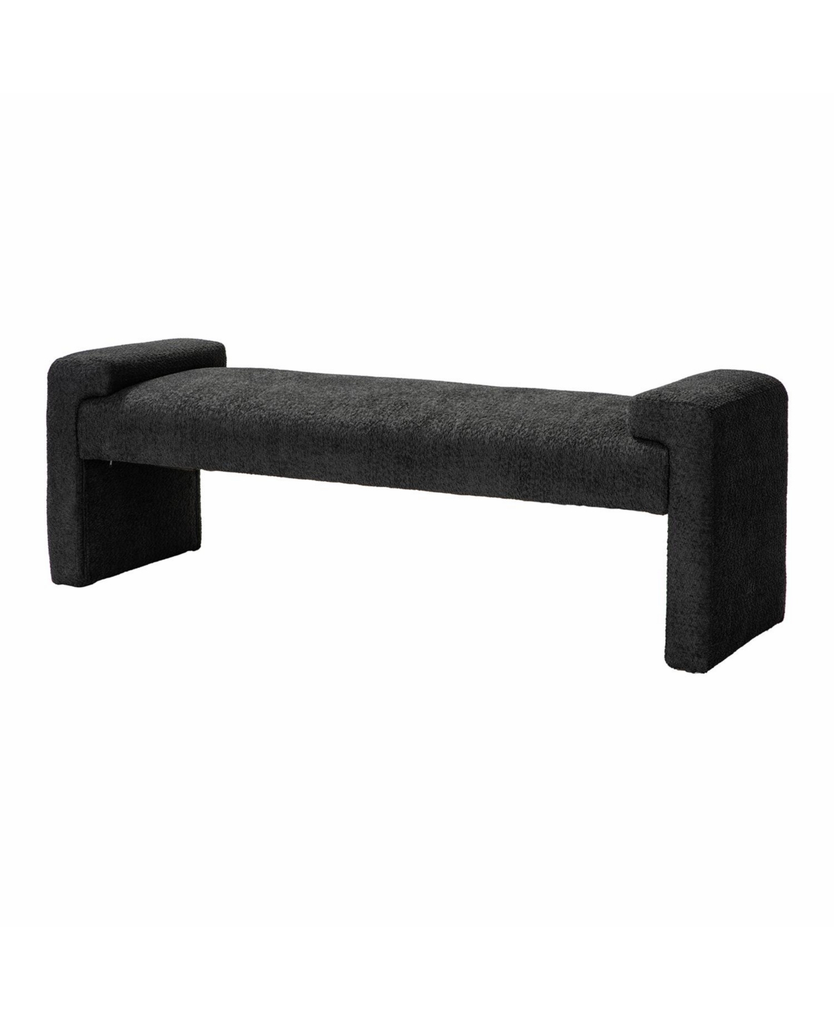 Click here for Hulala Home Modern Roland Upholstered Bench - Blac... prices