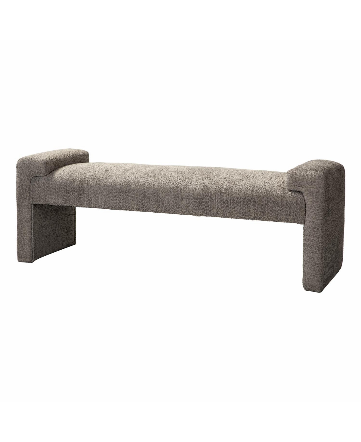 Click here for Hulala Home Modern Roland Upholstered Bench - Grey prices