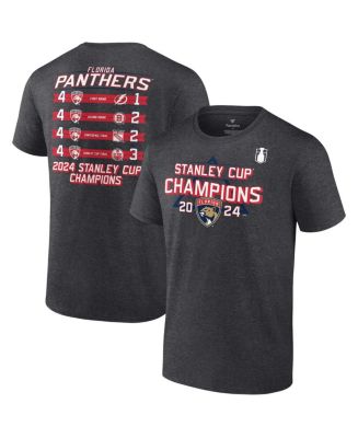 Fanatics Men's Heather Charcoal Florida Panthers 2024 Stanley Cup ...