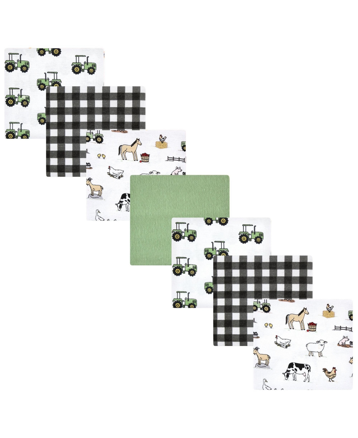 Click here for Hudson Baby Boys Seven-Piece Collection of Cotton-... prices