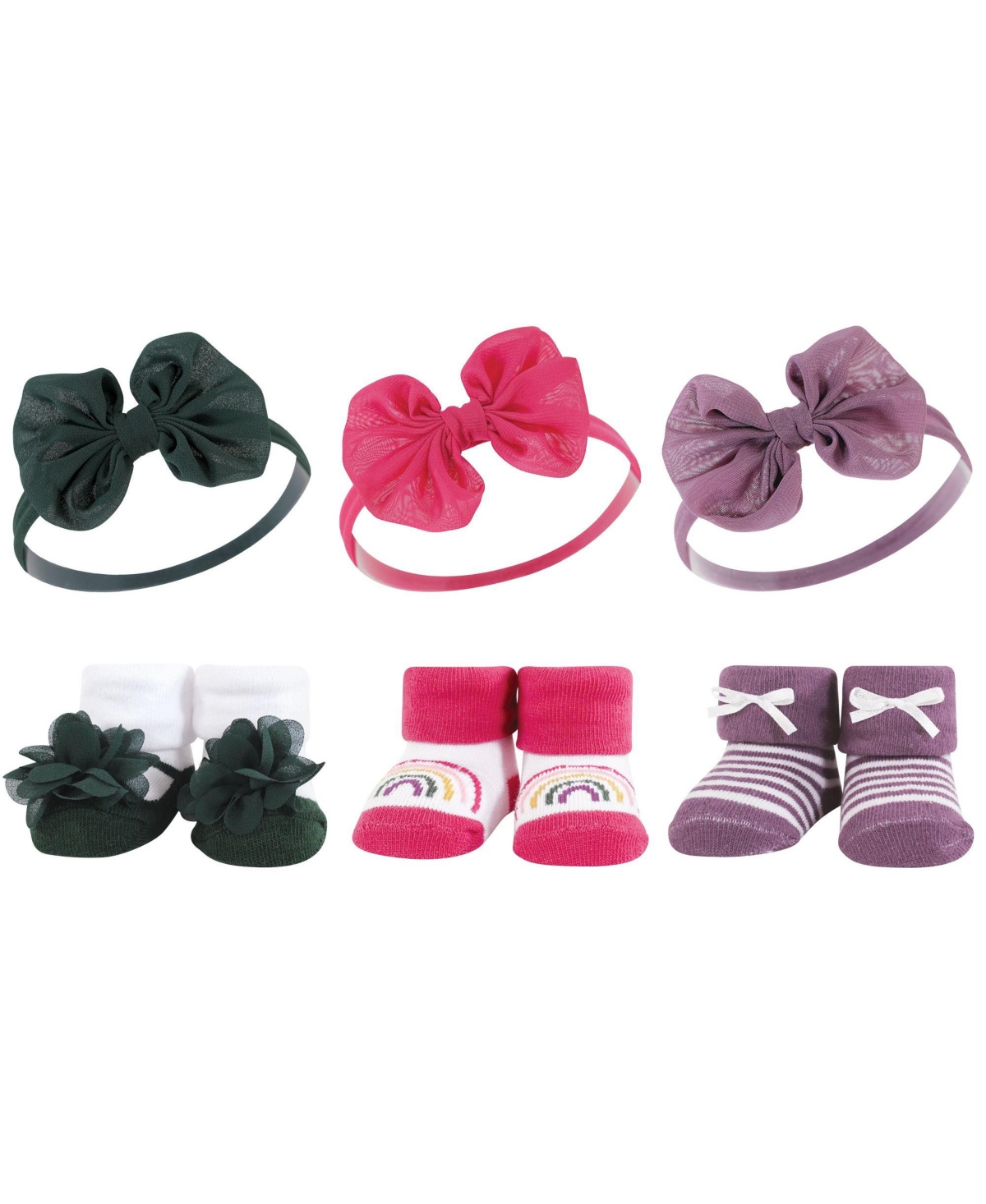 Click here for Hudson Baby Girls Delightful Duo Gift Headband and... prices