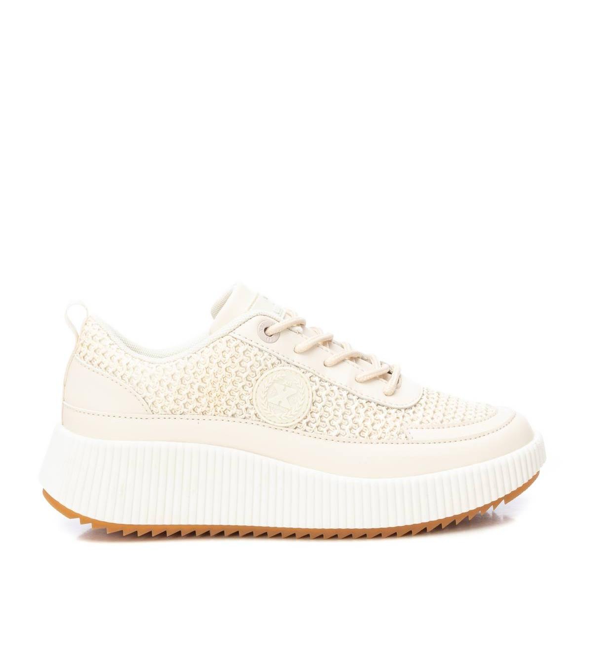 Click here for Womens Platform Sneakers By Xti - Beige prices