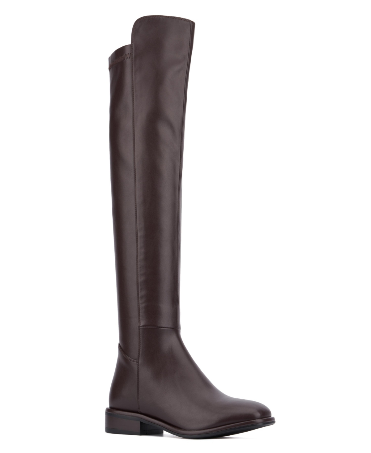 Click here for Torgeis Womens Genevieve Thigh High Boots - Brown prices