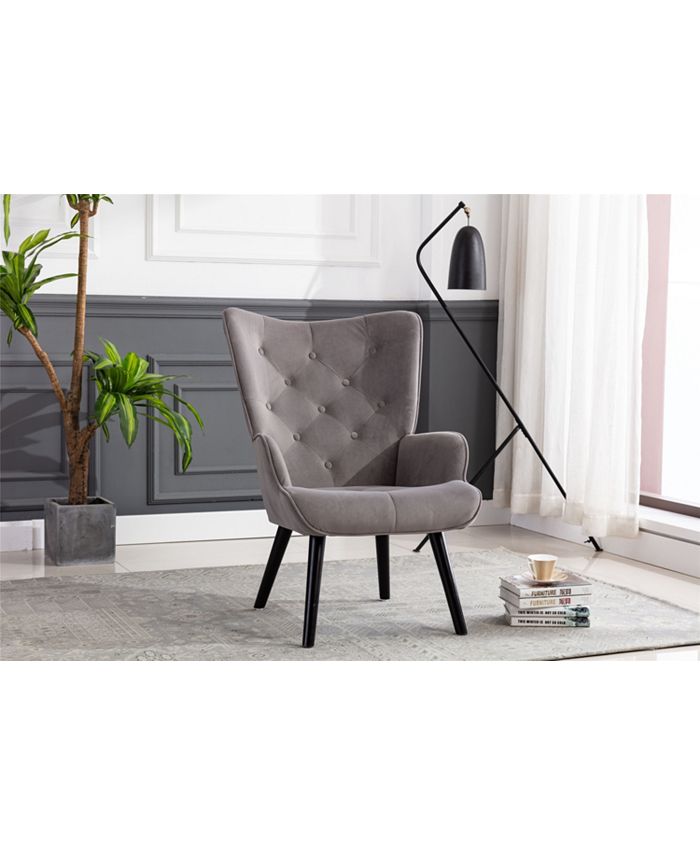 Simplie Fun Accent Chair Living Room/Bedroom, Modern Leisure Chair - Macy's