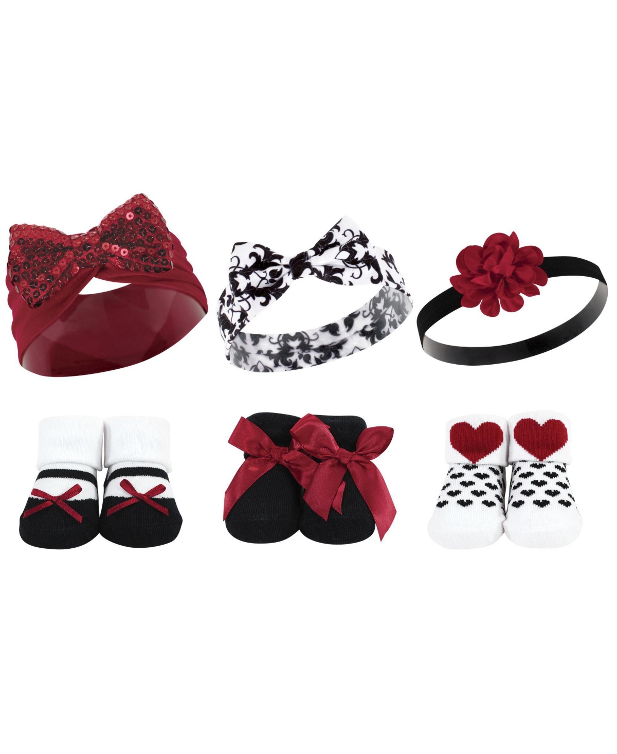 Click here for Hudson Baby Baby Girls Headband and Socks Giftset... prices