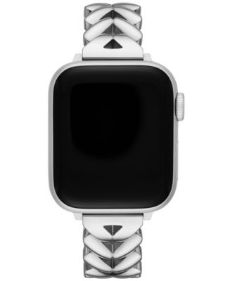 Kate Spade New York Silver-Tone Stainless Steel Band for Apple Watch ...