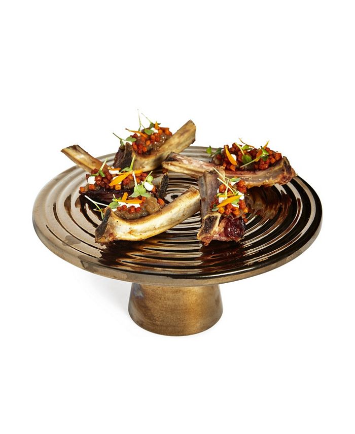 Dutchdeluxes Medium Ceramic Food Stand - Macy's