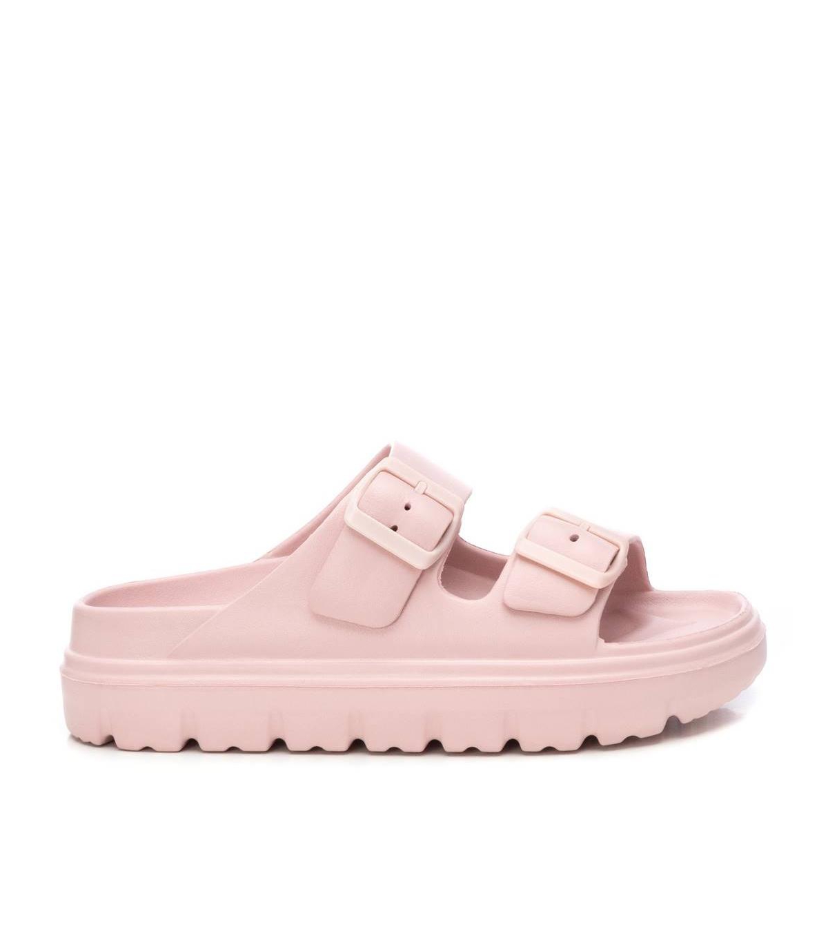 Click here for Womens Rubber Flat Sandals By Xti - Nude prices