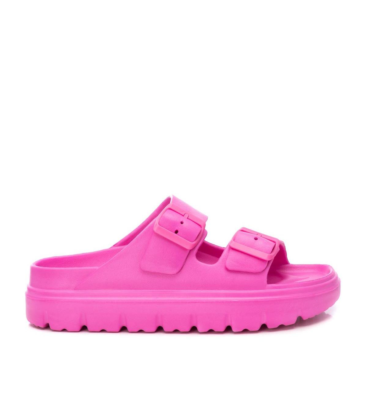 Click here for Womens Rubber Flat Sandals By Xti - Fucsia prices