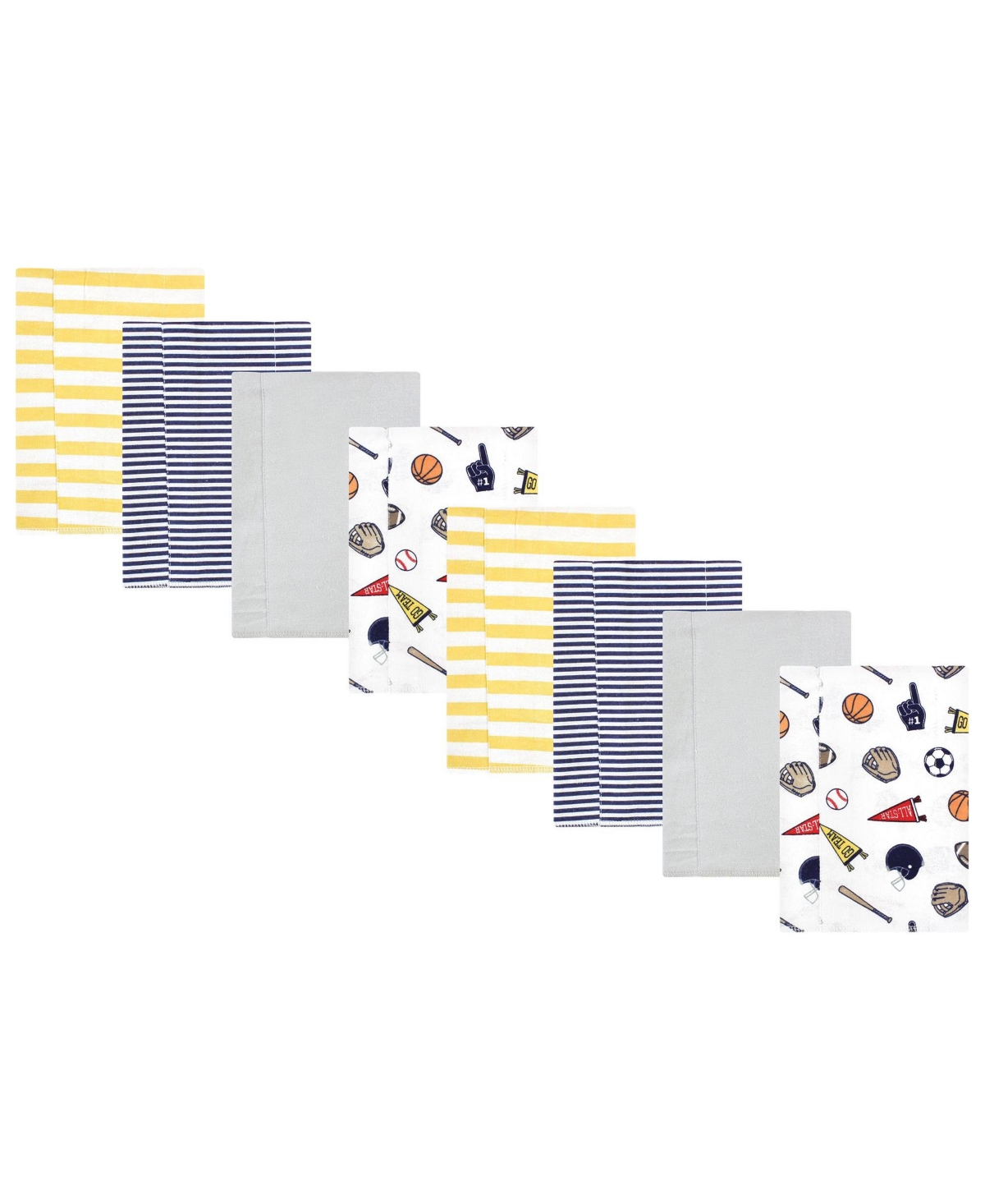 Click here for Hudson Baby Boys Soft Flannel Blend Burp Cloth Set... prices