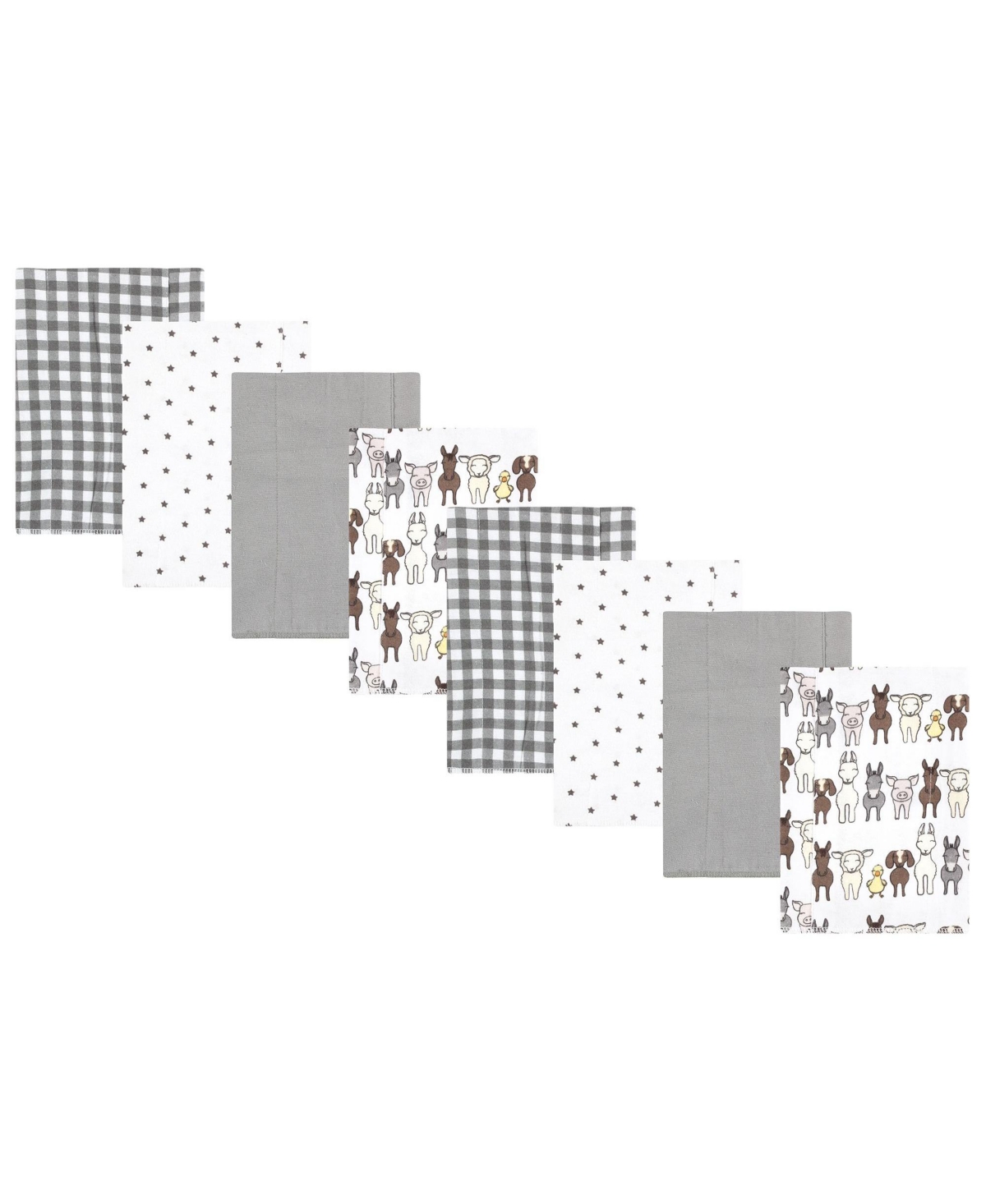 Click here for Hudson Baby Unisex Soft Flannel Cotton Blend Burp... prices