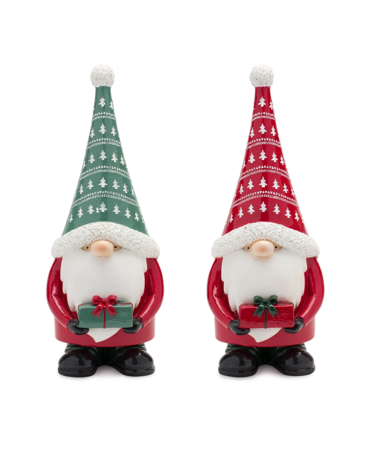 Click here for Slickblue Stone Holiday Gnome Figurine with Presen... prices