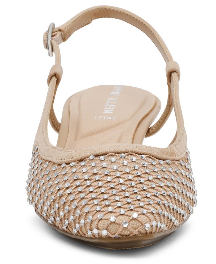 Anne Klein Women's Thia Rhinestone Mesh Slingback Pumps - Macy's