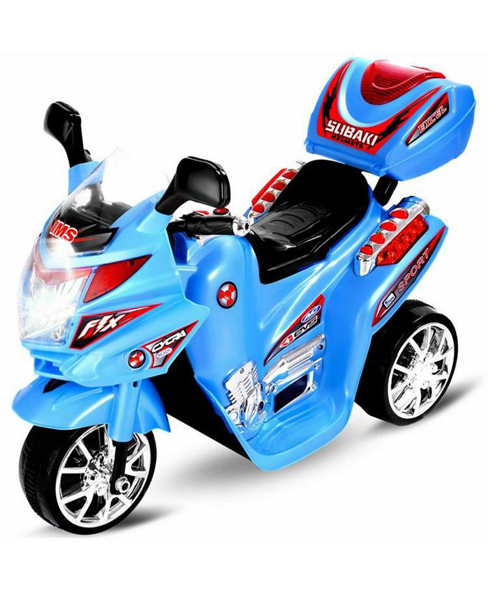 Slickblue 3 Wheel Kids 6V Battery Powered Electric Toy Motorcycle - Macy's