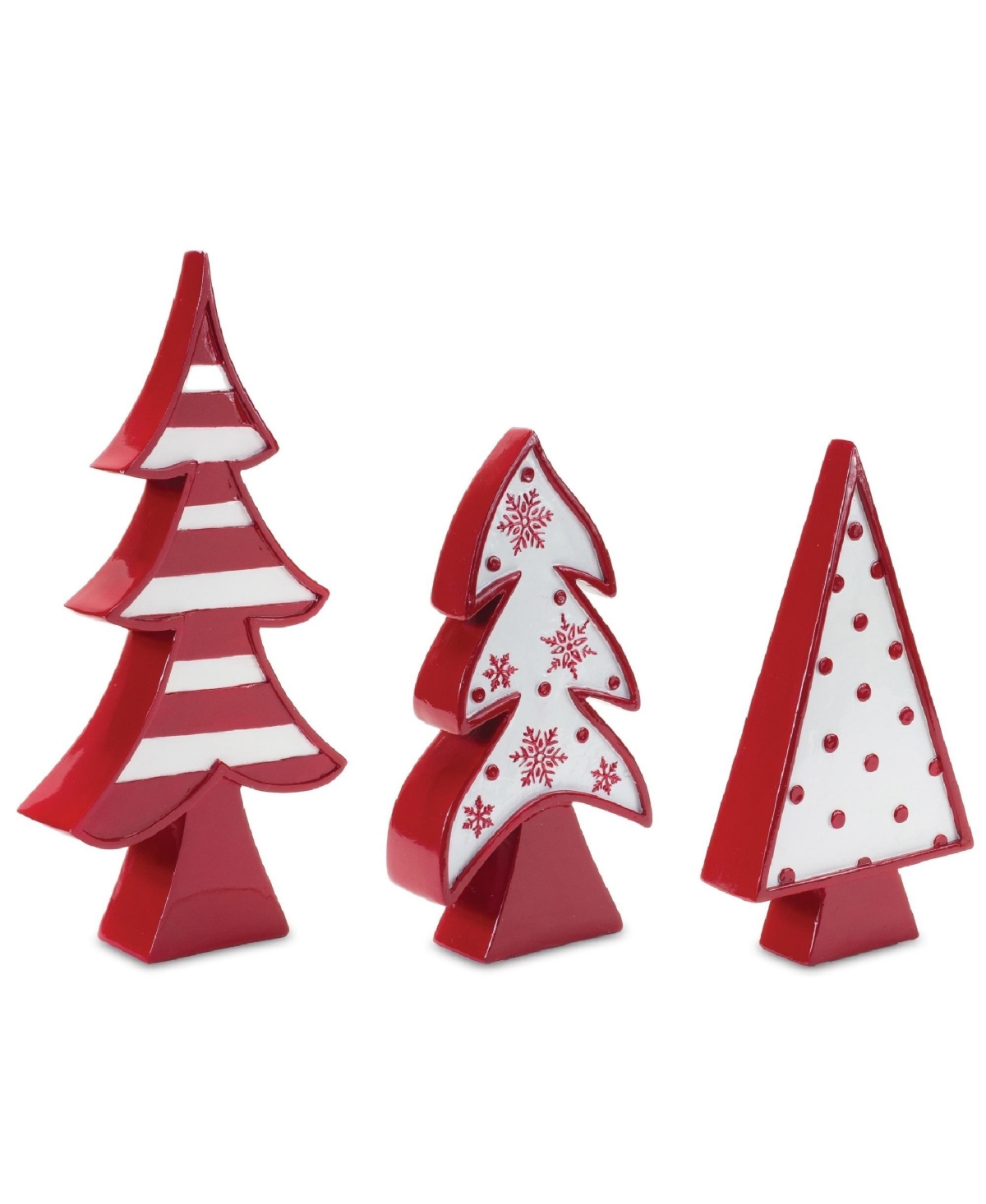 Click here for Slickblue Charming Set of 3 Whimsical Tabletop Tre... prices