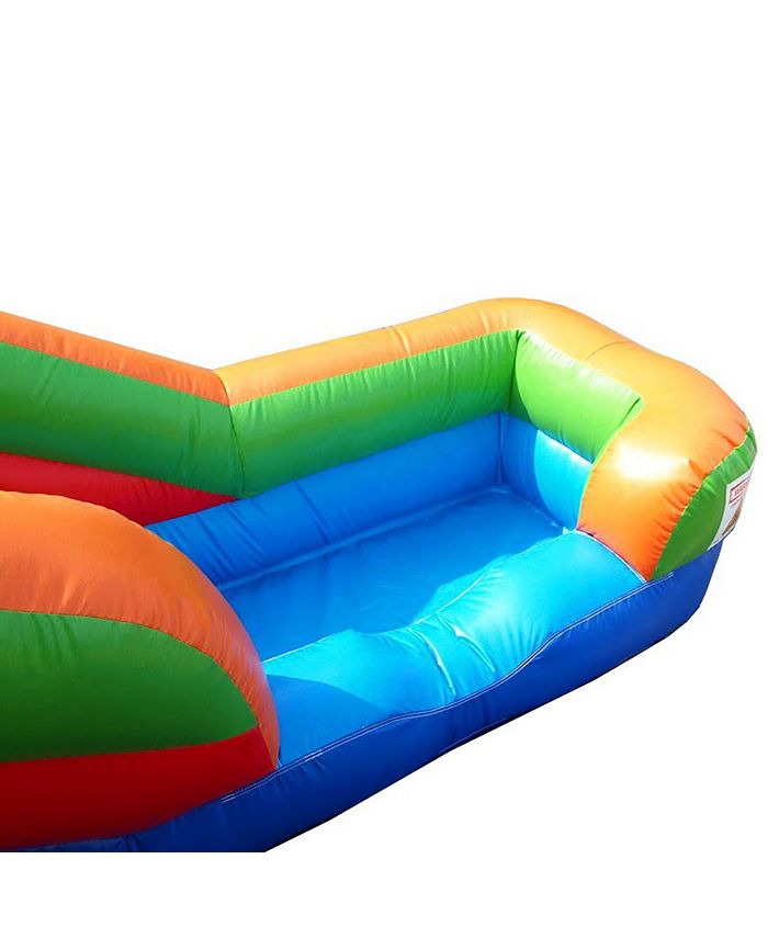 Pogo Bounce House Inflatable Bounce House and Double Slide Combo Unit ...