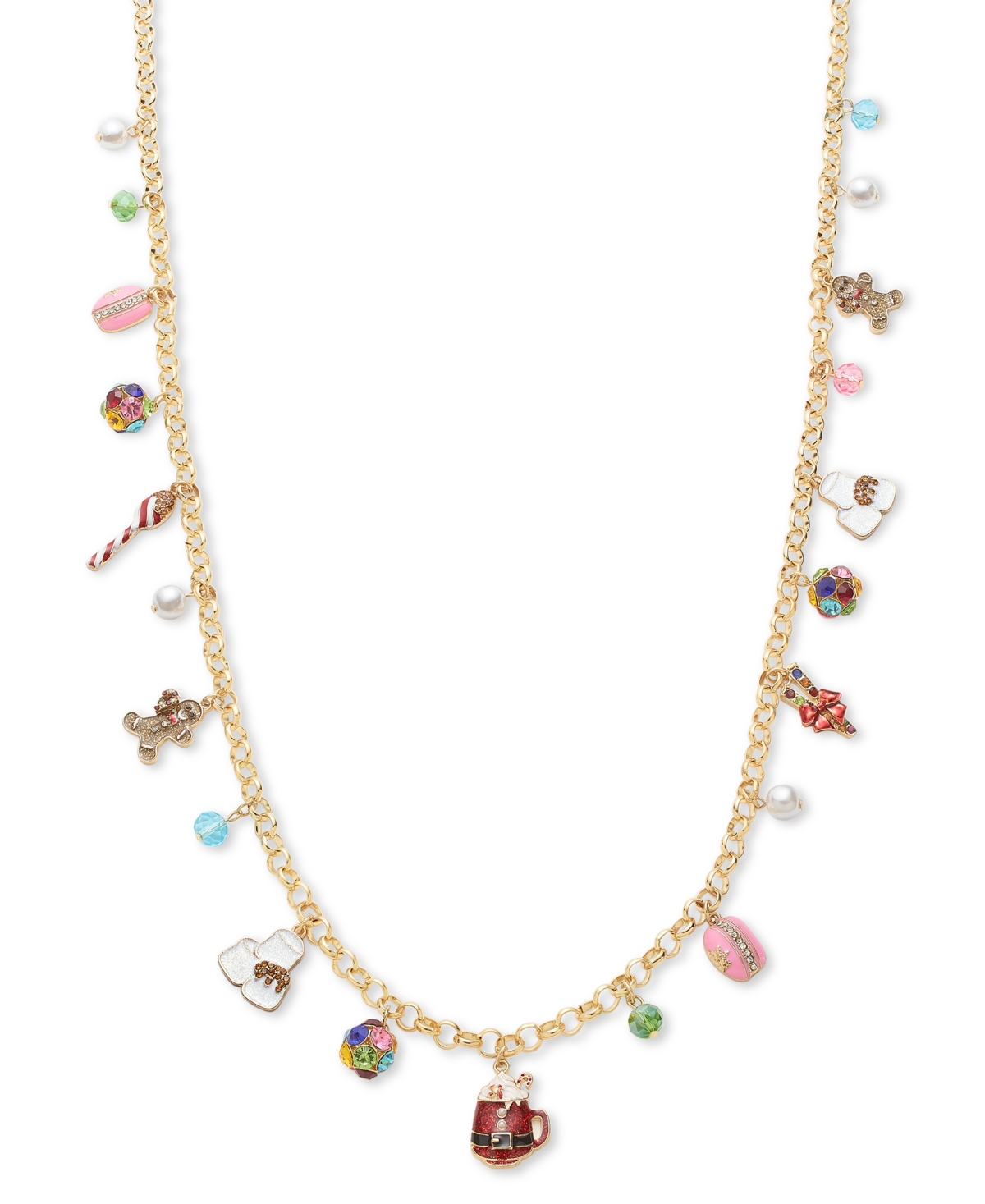 Click here for Holiday Lane Gold-Tone Candy Charms Necklace  30 +... prices