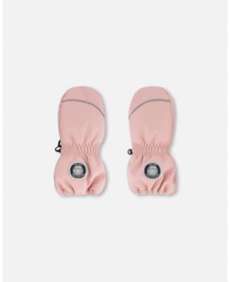 Deux par Deux Girls Solid Mittens Light Pink - Macy's