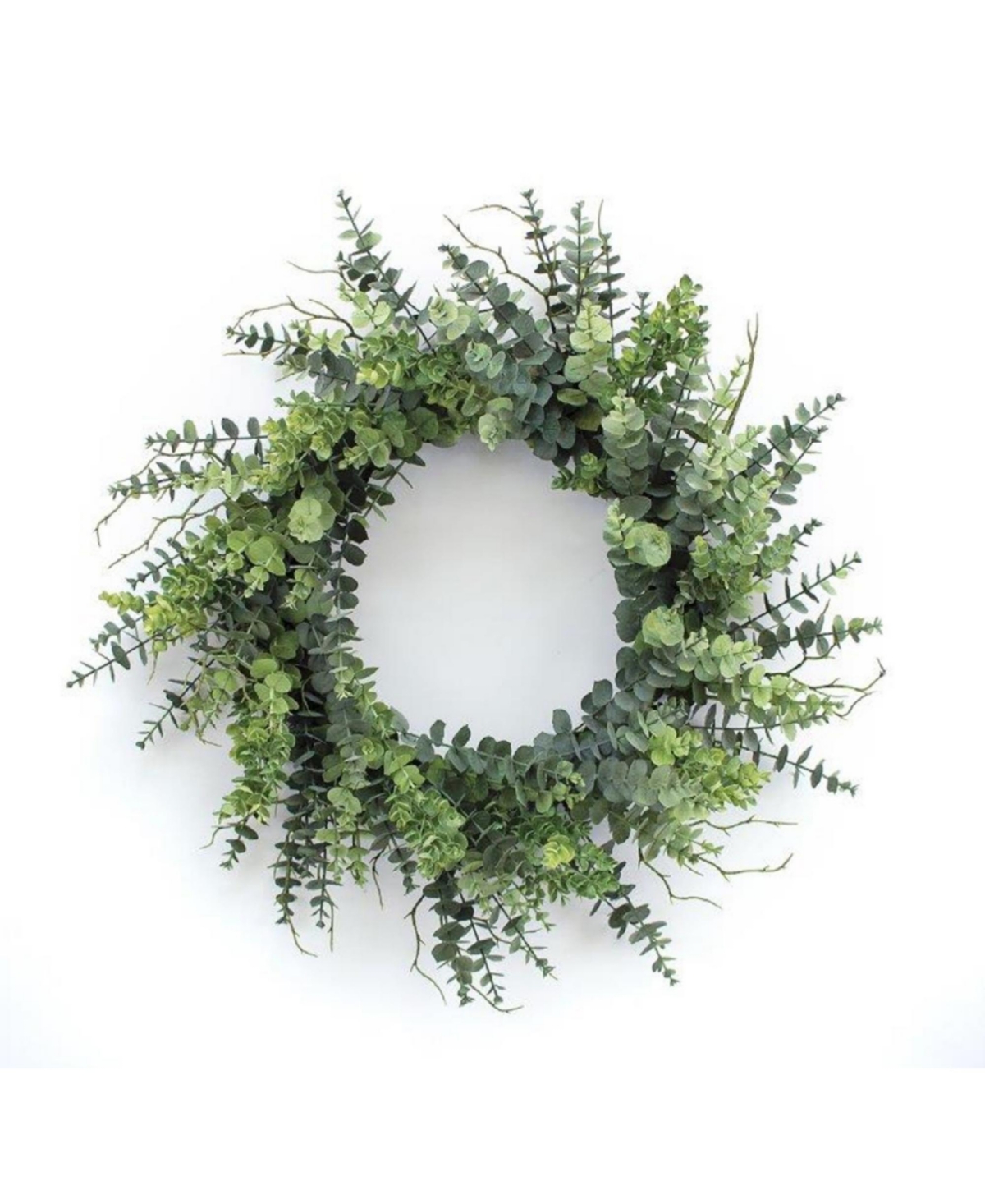 Click here for Slickblue Mixed Eucalyptus Leaf Foliage Wreath Wit... prices