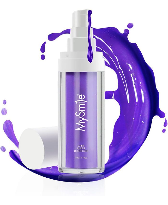 MySmile Purple Toothpaste for Tooth Brighten, Color Corrector Efficient ...
