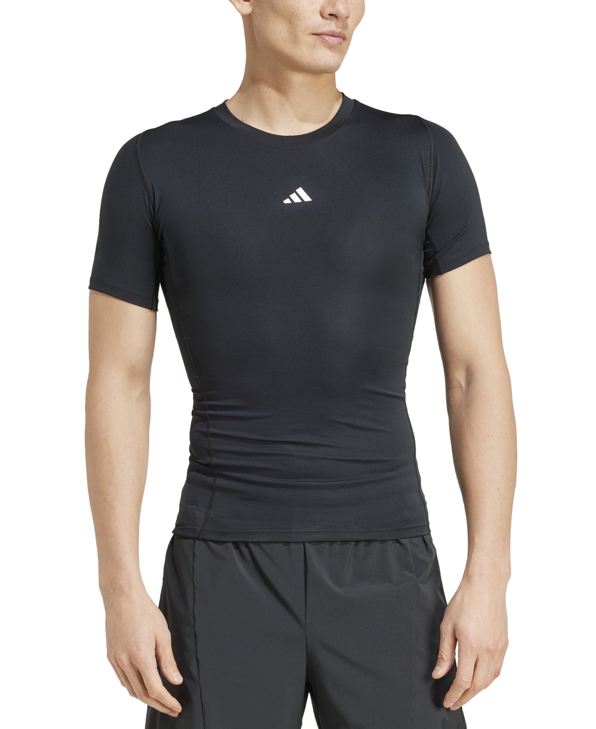 Click here for adidas Mens Fitted Crewneck Tech-Fit Compression T... prices