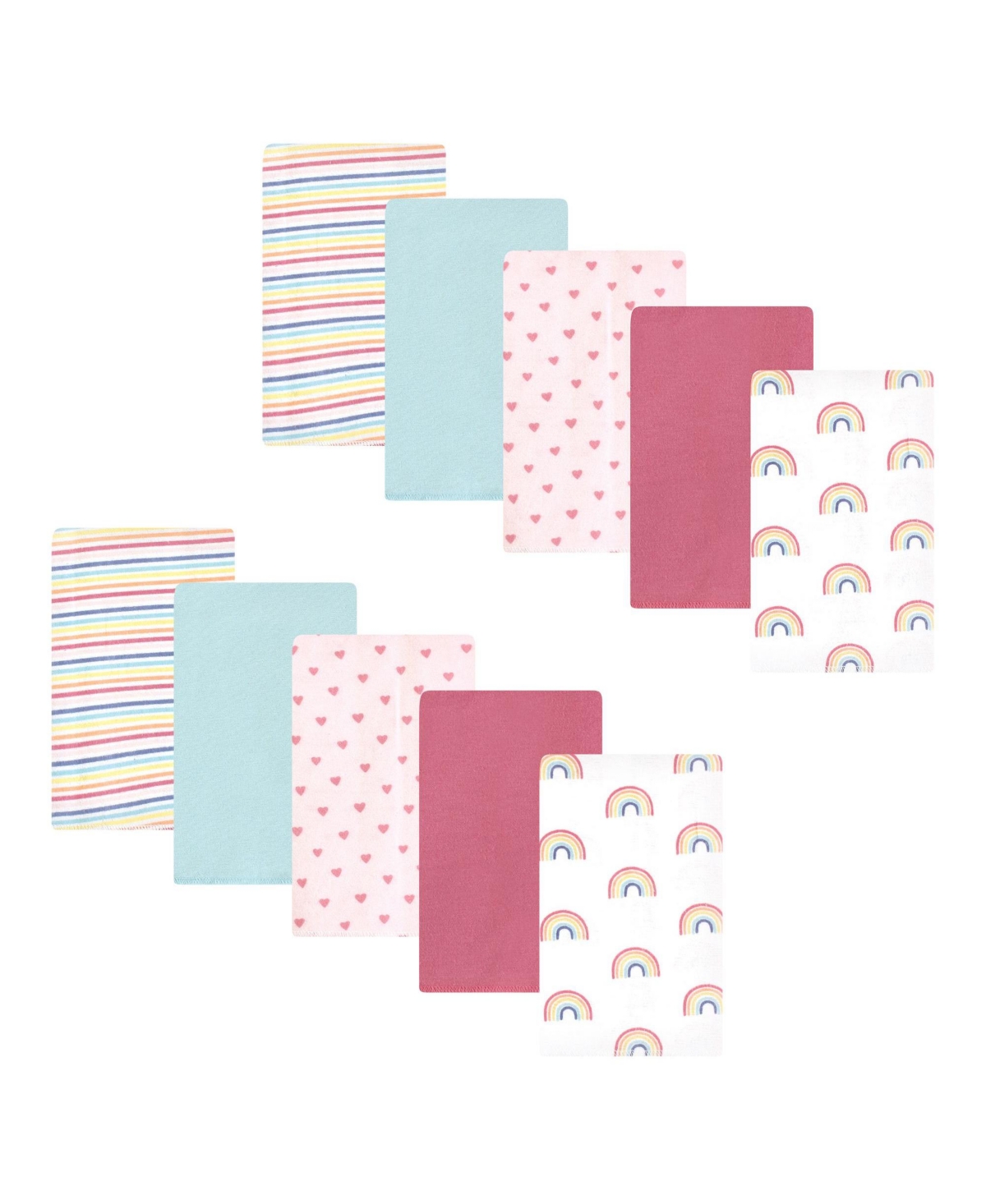 Click here for Hudson Baby Girls 10-Piece Flannel Cotton-Poly Bur... prices
