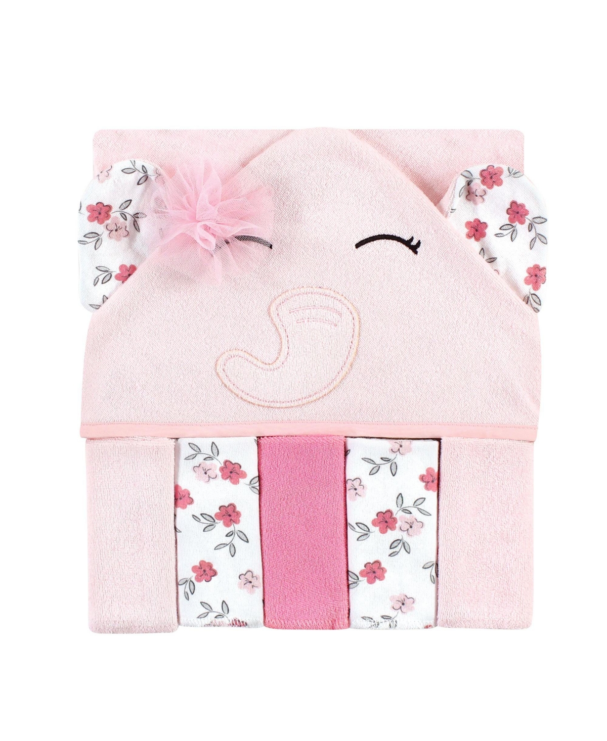Click here for Hudson Baby Girls Hooded Towel and Five Washcloths... prices