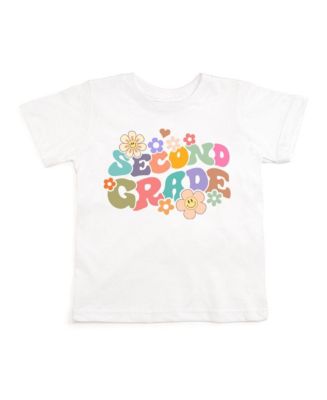 Sweet Wink Toddler Girls Second Grade Retro Short Sleeve T-Shirt - Macy's