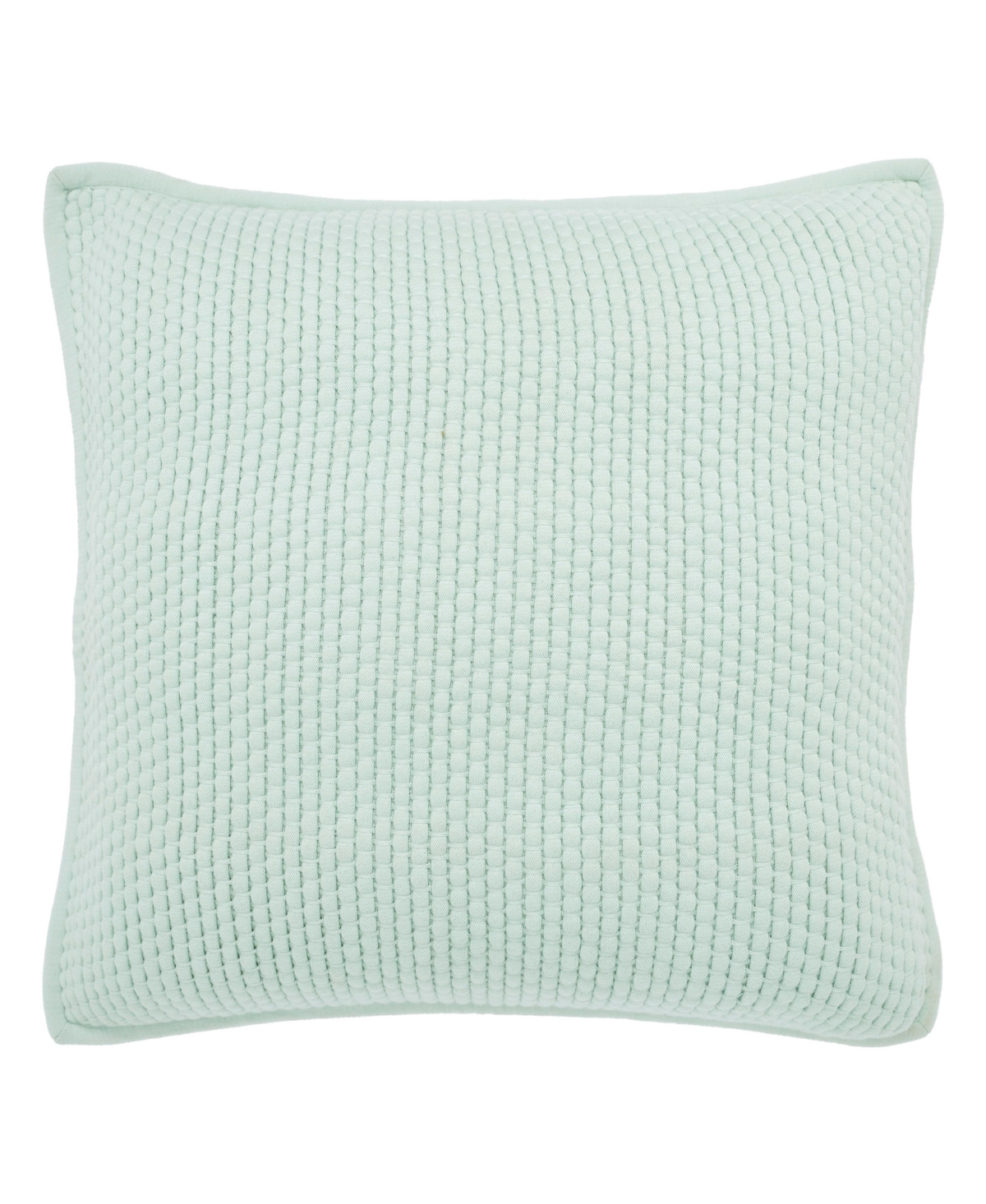 Click here for Ihi Home Popcorn Weave Pillow  22Sq - Sea green prices
