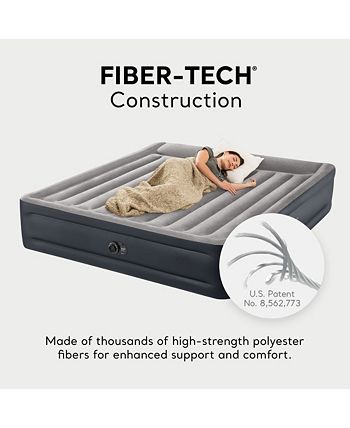 Intex Dura Beam Plus Deluxe Blow Up Air Mattress Bed with Built In Pump ...